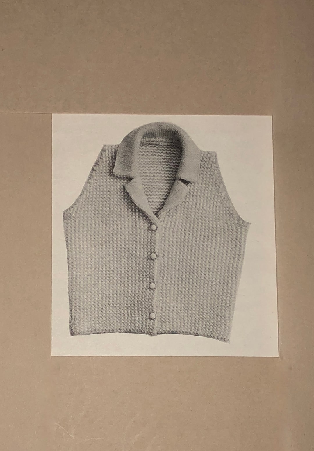 1960s Knitting Pattern PDF / Vintage 60s Women's Crop Top Corncob ...