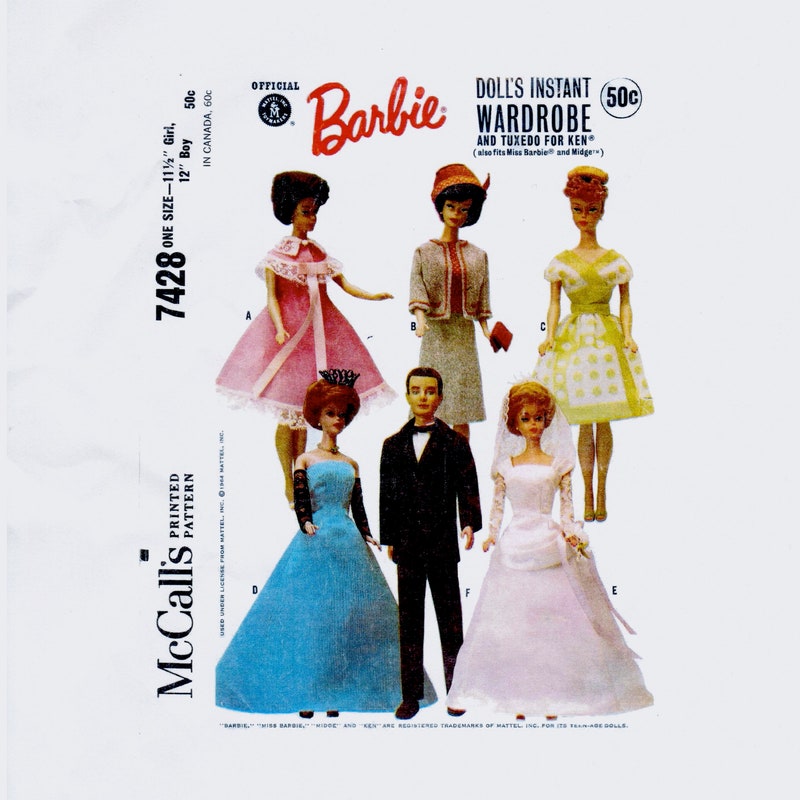 Barbie Doll Patterns - Etsy