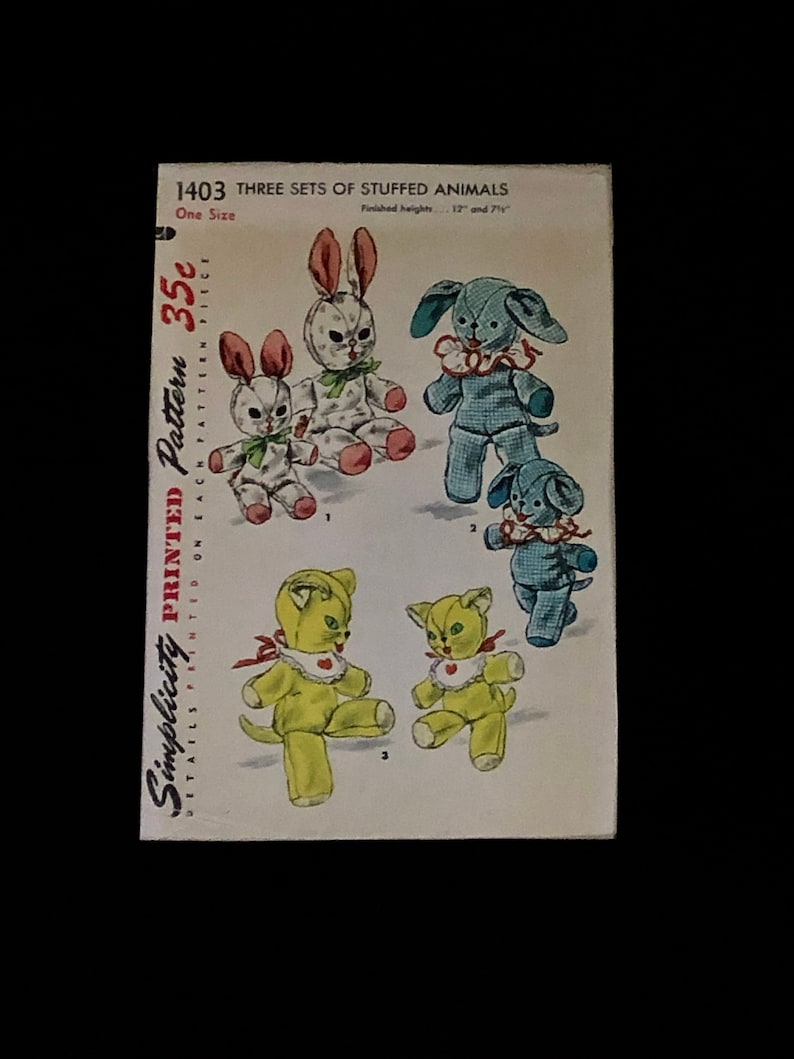 PDF Digital Download A3 Ledger Paper Simplicity 1403 Vintage Stuffed ...