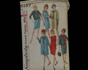 8-18 Simplicity 6197 Sewing Pattern New Look 6197 Sewing Pattern UNCUT ...