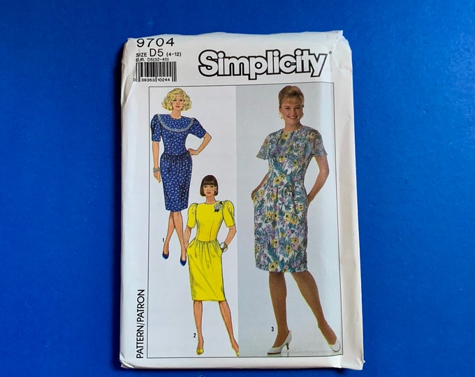 Simplicity Young Juniors/teens Short Dress Sewing Pattern 5793 -size 11 ...