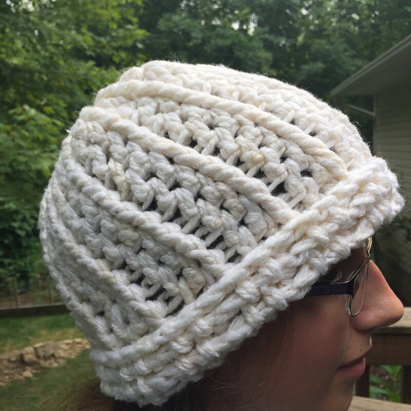 Cream Hat - Etsy