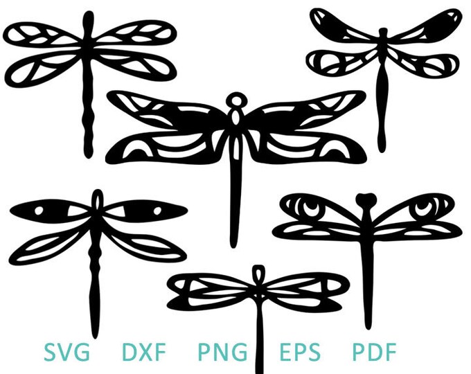 Dragonfly Svg Dragonfly Bundle Svg Dragonfly Clipart - Etsy