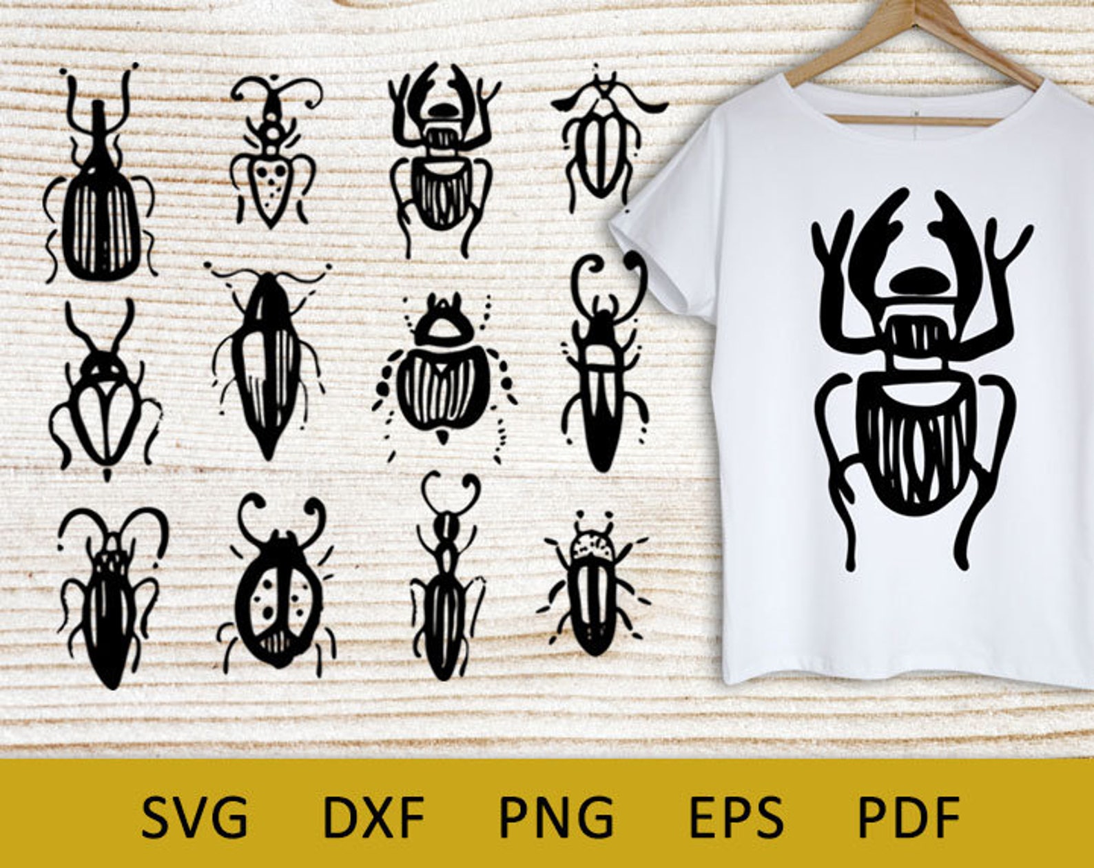 Insects Svg, Insect Bundle Svg, Bugs Svg, Beetle Svg, Insect Clipart ...