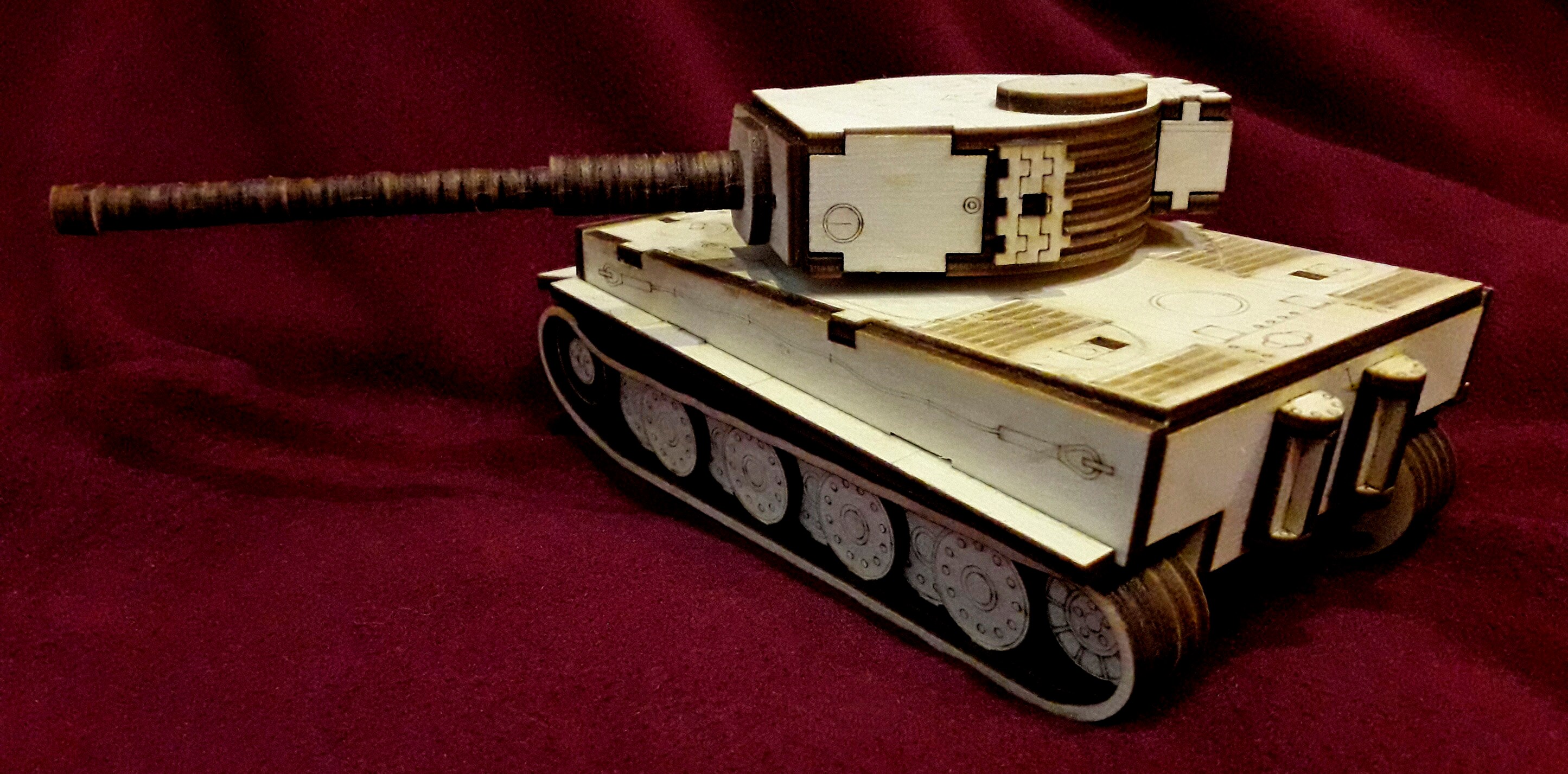 Panzer tiger tank vector model for laser cut cnc 3 mm DXF | Etsy