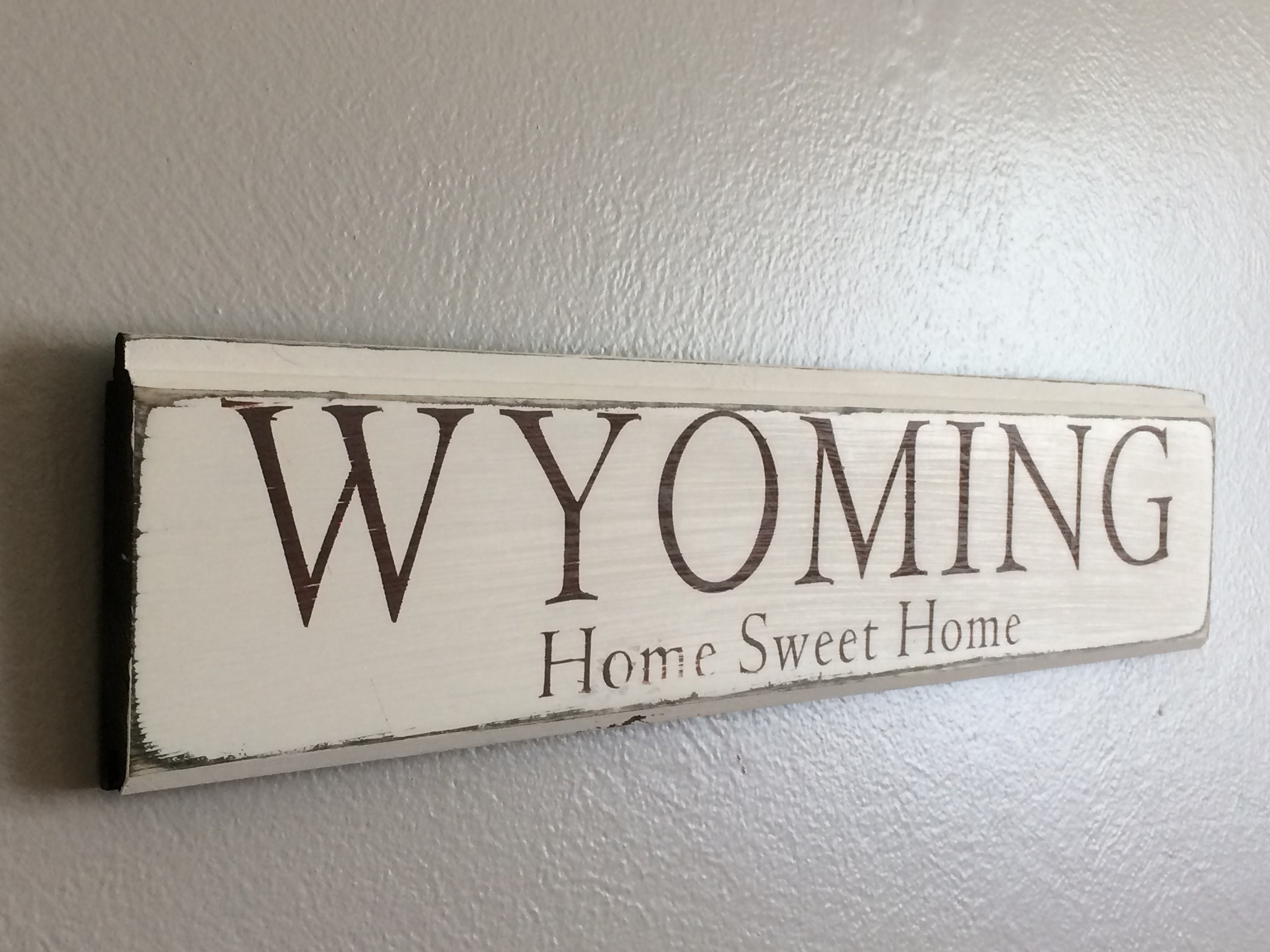 State Sign,wyoming State Sign, Shiplap Home Decor,shiplap Sign, Rustic ...