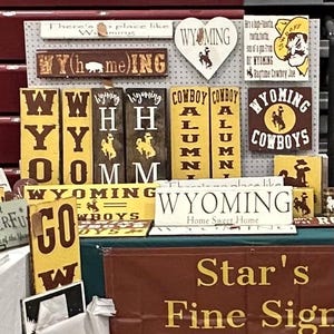 Licensed Cowboy Alumni Vertical Wood Sign, UW Alumni, Cowboy Alumni ...