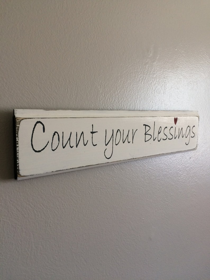 Count Your Blessings Sign Christian Sign Shiplap Sign - Etsy