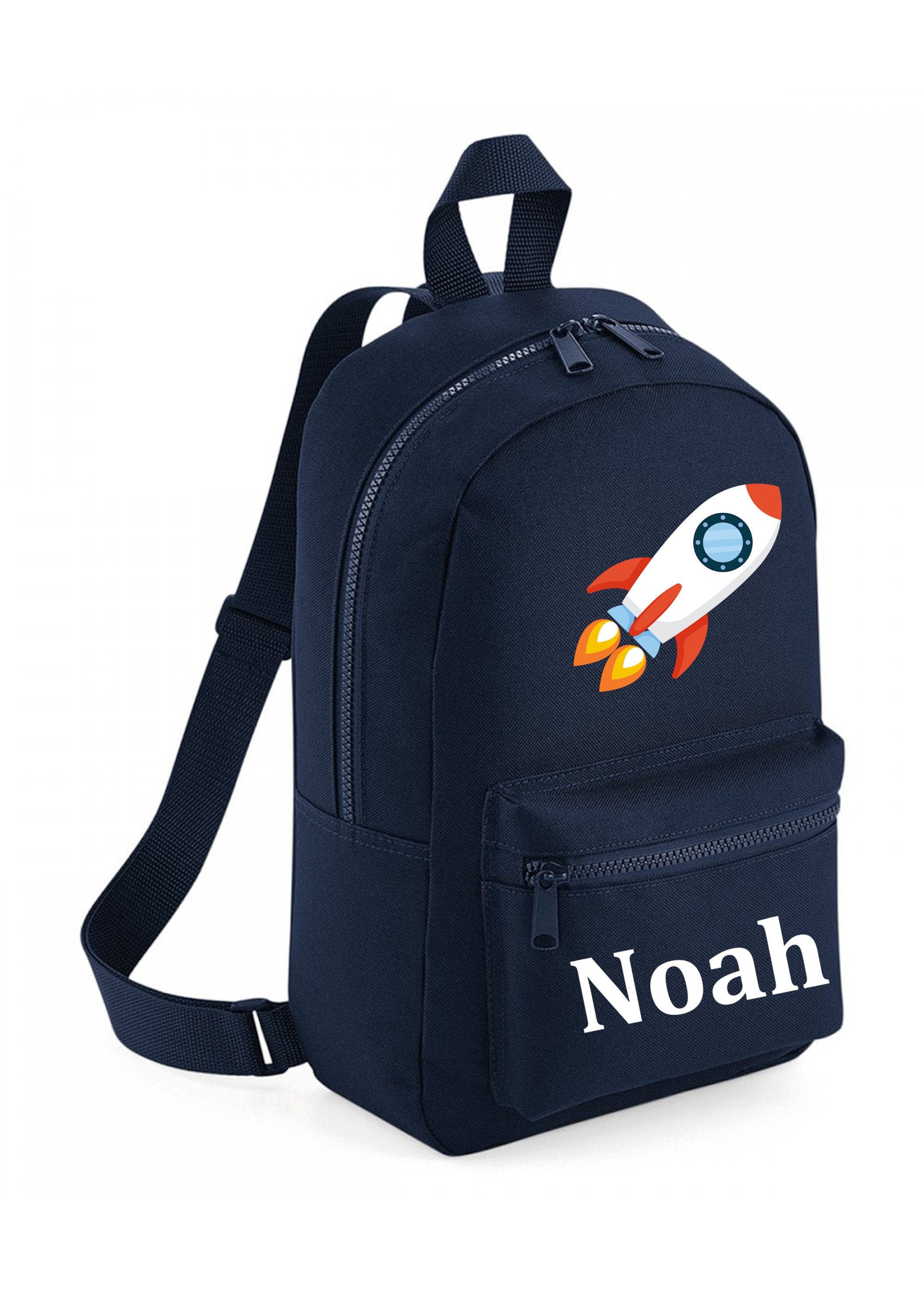 Personalised Backpack School Bag Rucksack Spaceship Rocket | Etsy