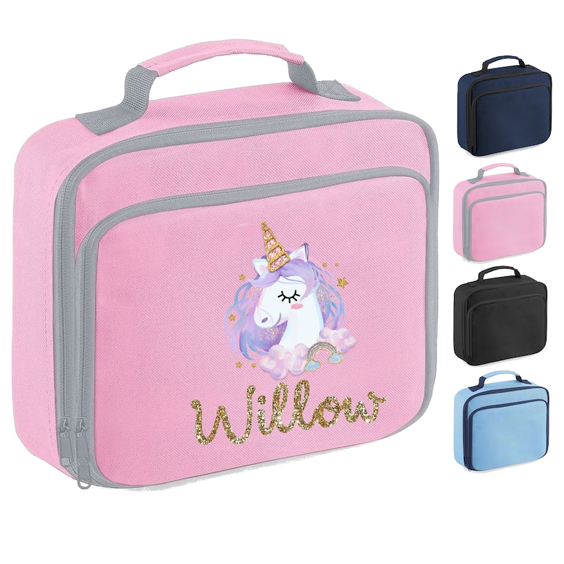 Unicorn School Lunch Box - Etsy
