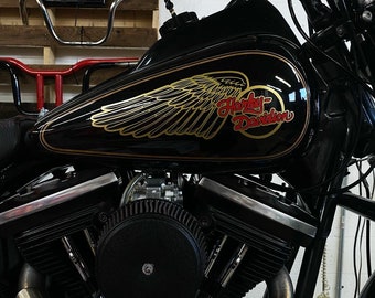 Harley Davidson Wing Decal - Etsy Canada