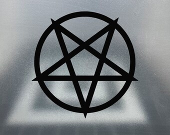Car Decal Pentagram - Etsy