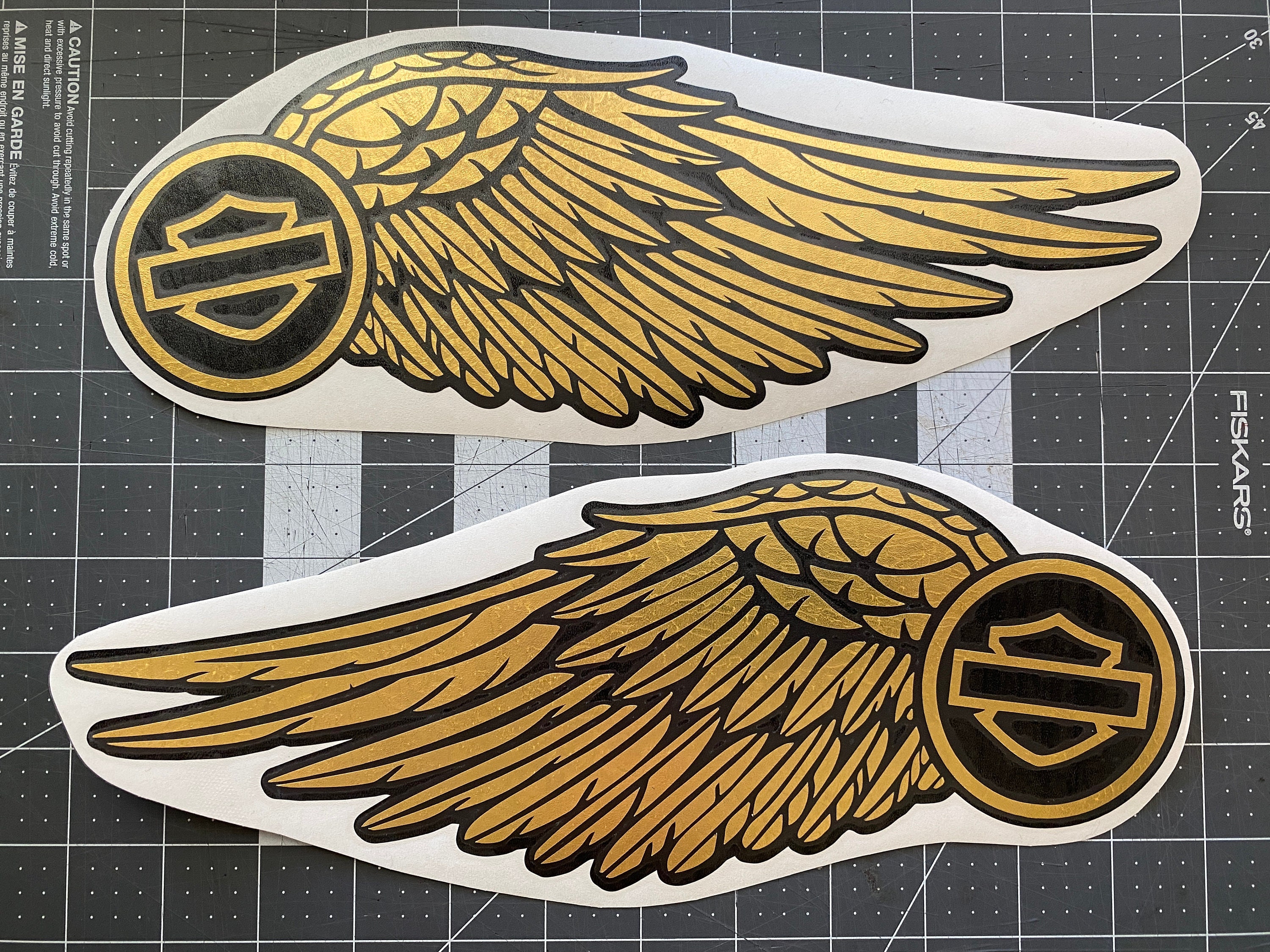 Harley Davidson Tank Logo With Wings