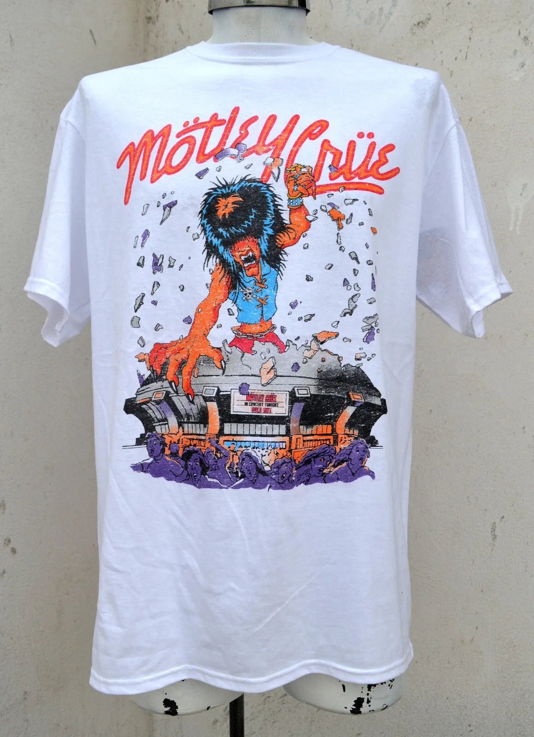 Motley Crue Shirt Girls Girls Girls Stadium Licensed Merch SRSX - Etsy