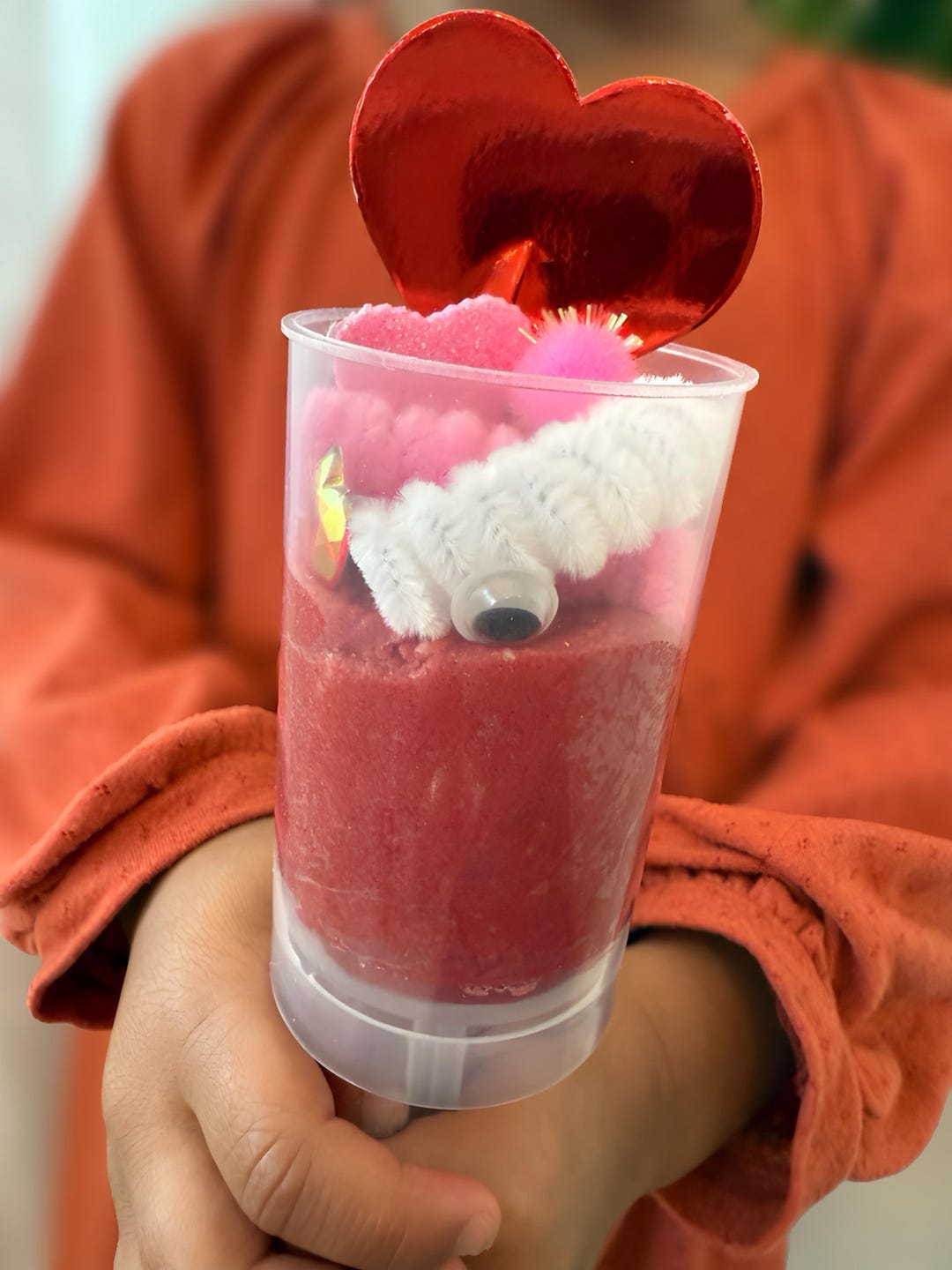 Valetine Playdough Push Pop - Class Gift - Valentine Gift - Playdough ...