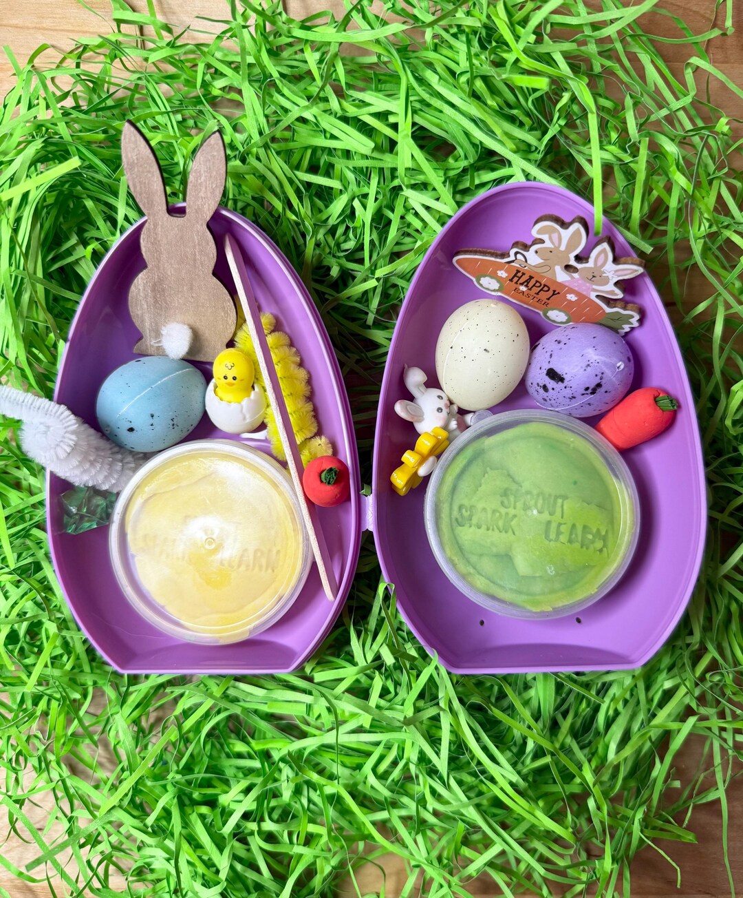 Easter Egg Playdough Kit - Etsy