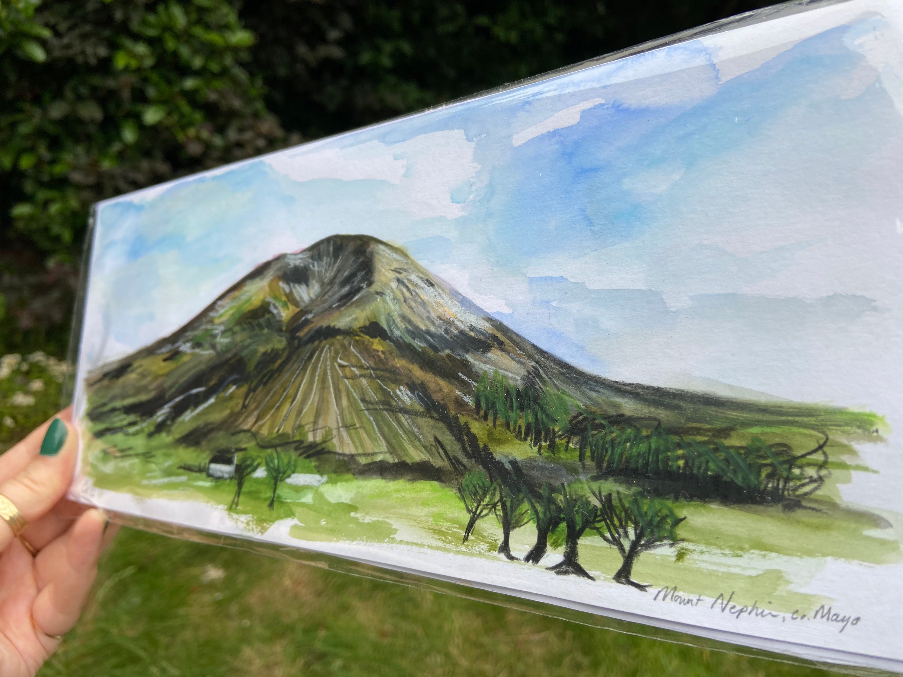 Mount Nephin Co Mayo Ireland // Original Painting & - Etsy