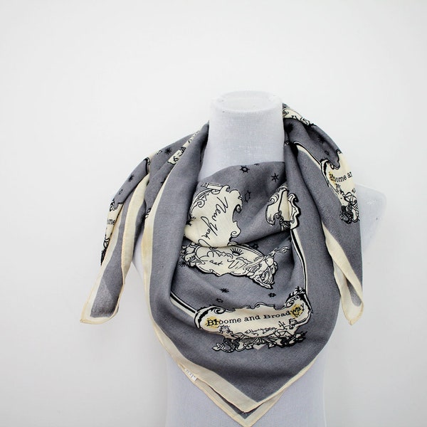 Map Scarf - Etsy