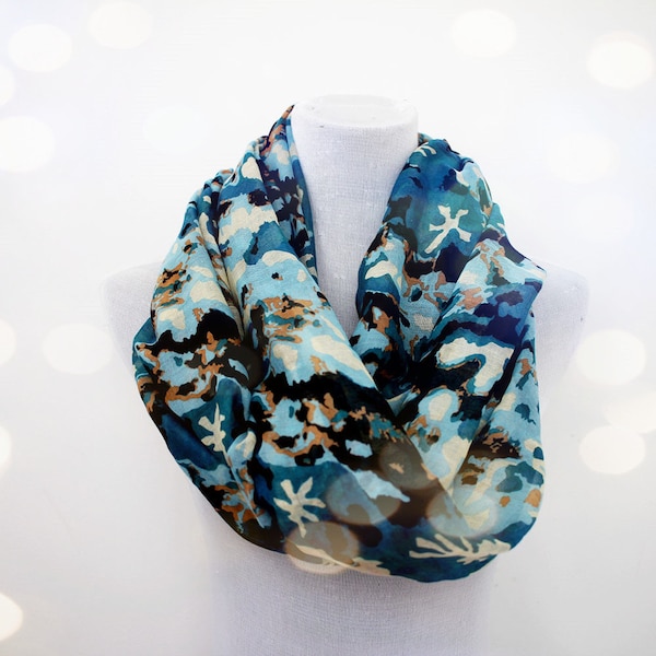 Teal Blue Scarf - Etsy