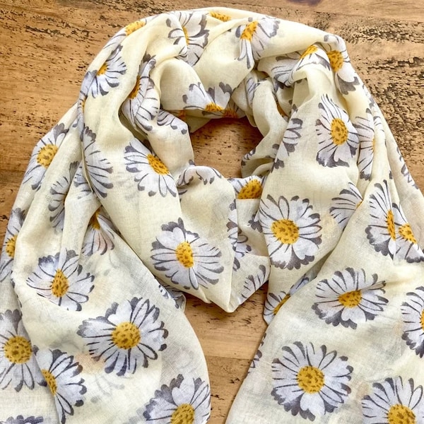 Daisy Scarves - Etsy