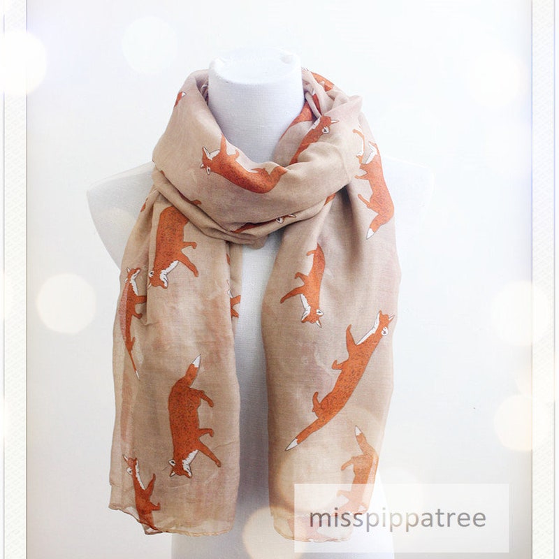 Fox Scarf - Etsy