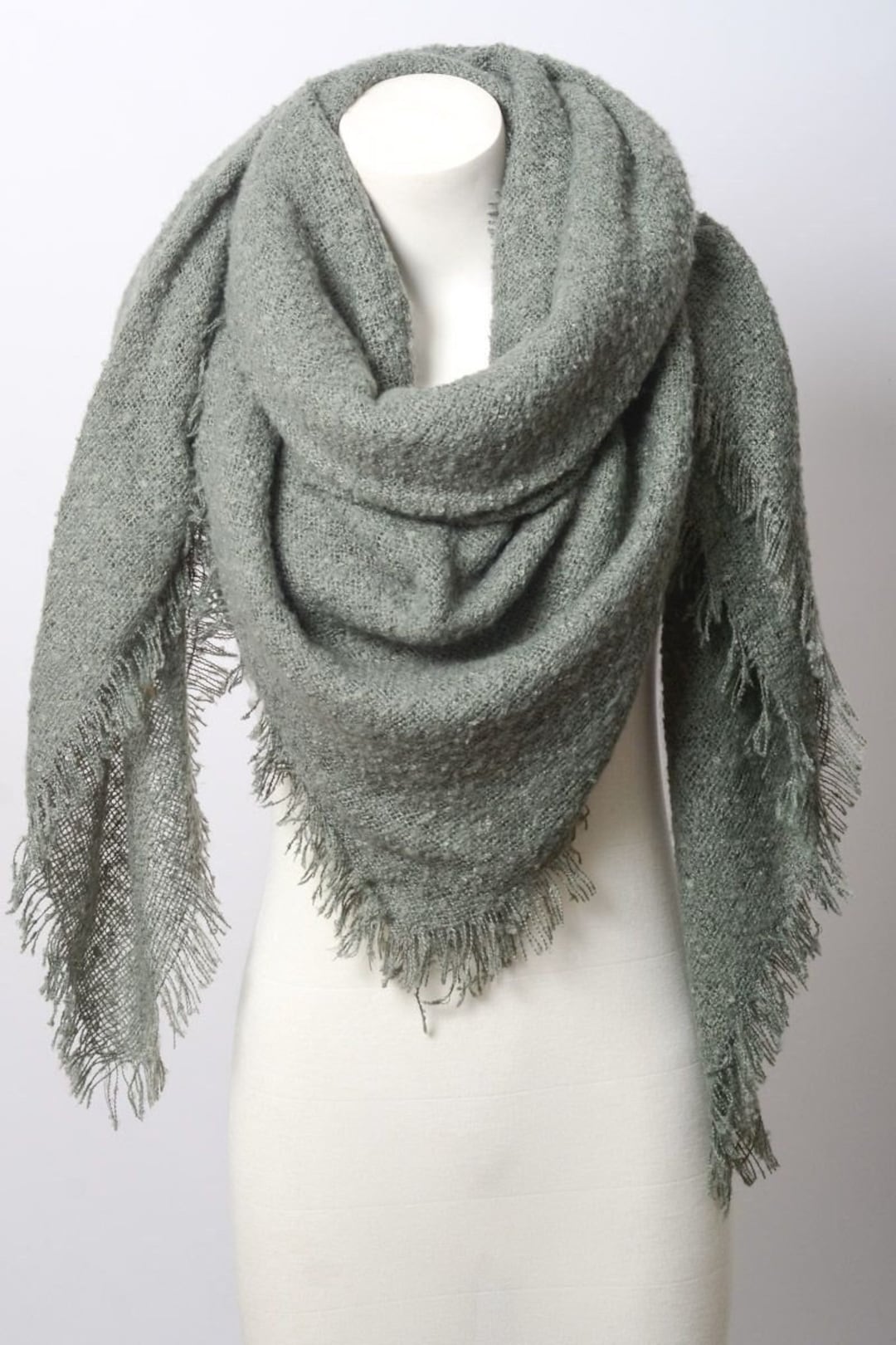Boho Winter Scarf for Women Cozy Blanket Scarves for Fall Winter Shawl ...