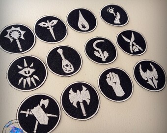 Dnd Class Patches - Etsy