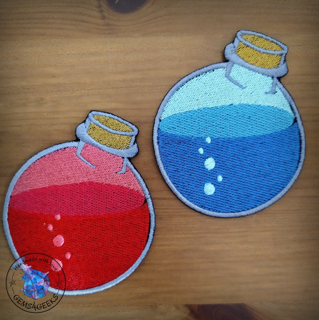 Dnd Potion Bottle SEW ON Patch Embroidered Patches Dungeons and Dragons ...