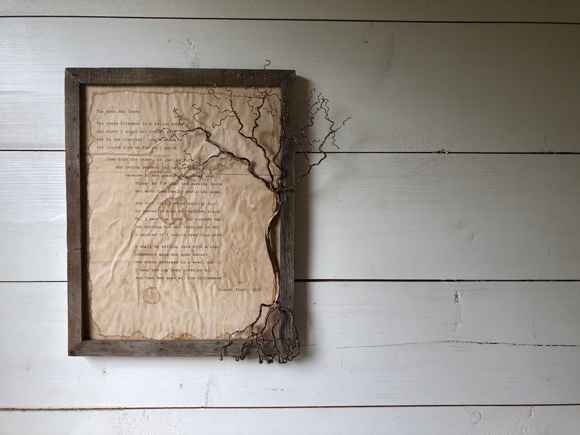 Good Timber Poem Print by Douglas Malloch | Handmade Vintage Style Poem ...