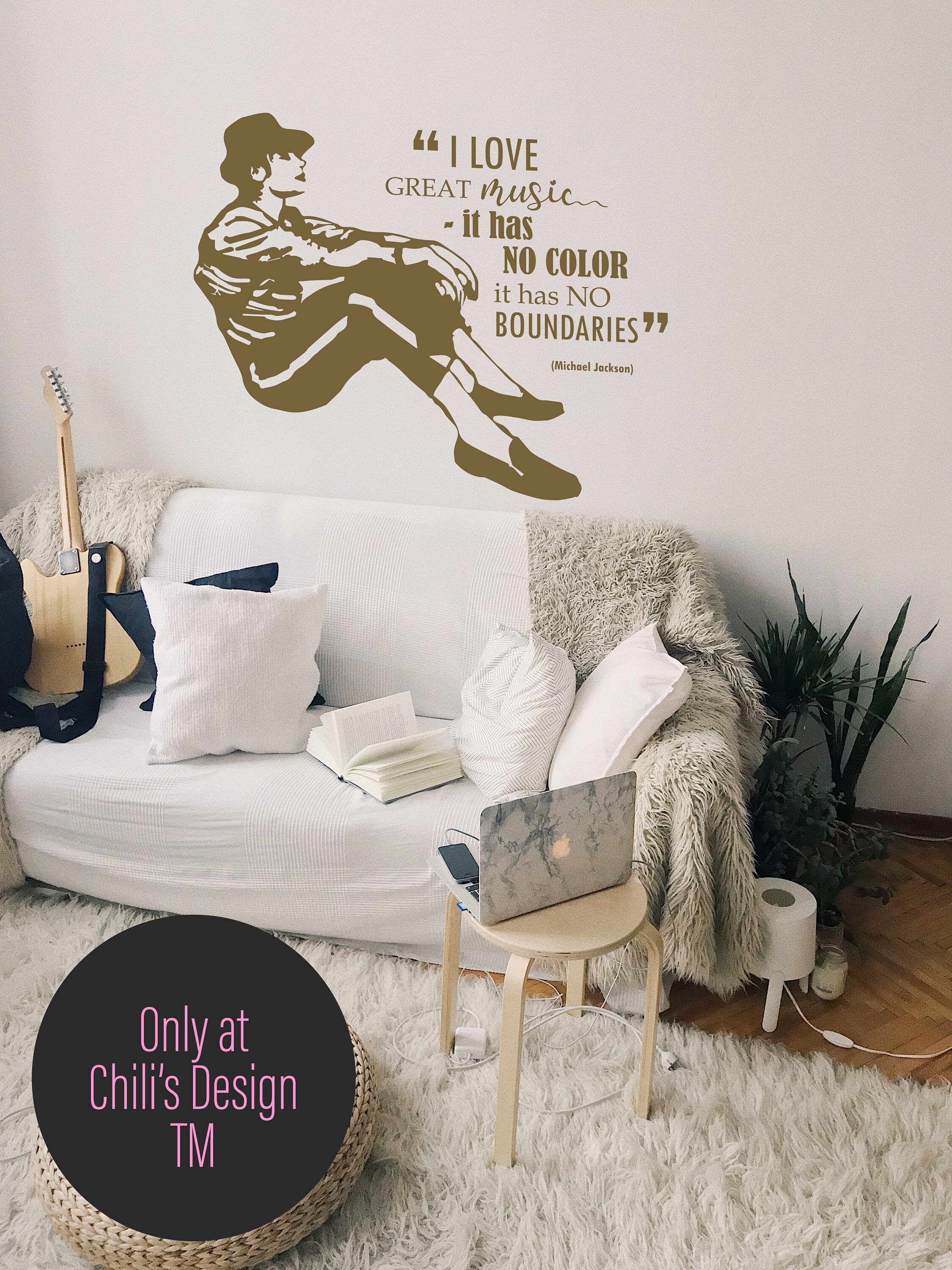 MICHAEL JACKSON STICKER - Car Window Sticker - Vinyl Wall Decals - Etsy