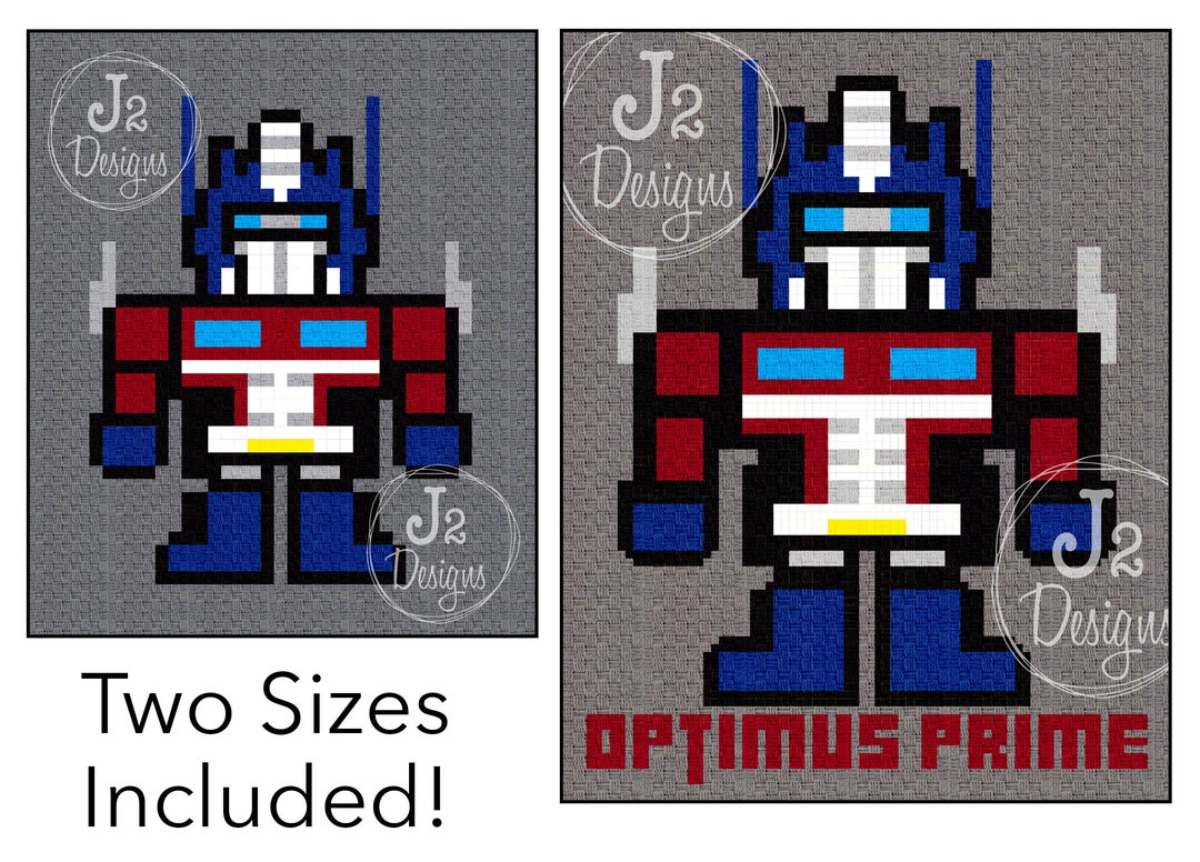 Transformers Inspired Optimus Prim C2C Pattern 2 Sizes Included Baby ...
