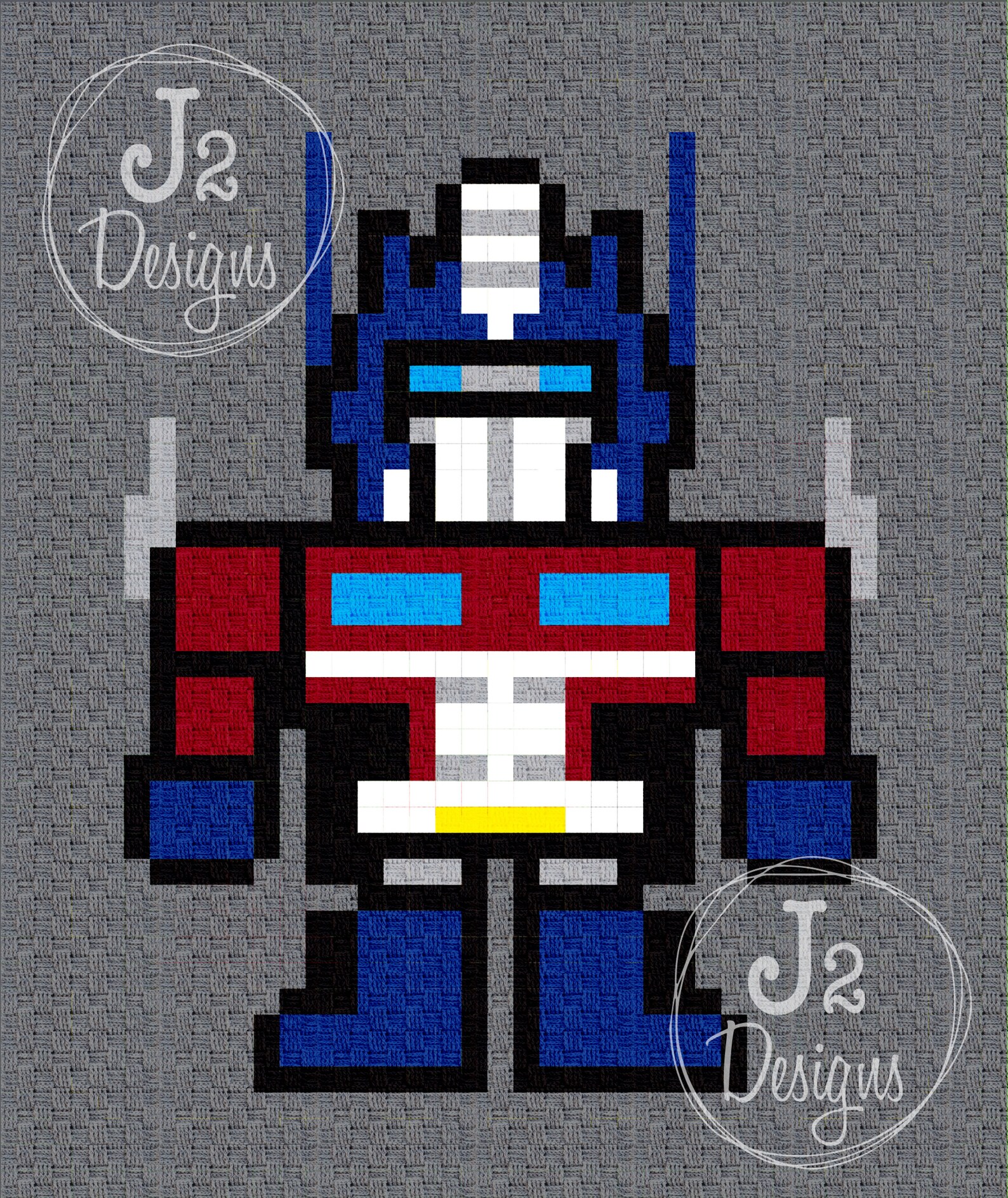 Transformers Inspired Optimus Prim C2C Pattern 2 Sizes Included Baby ...