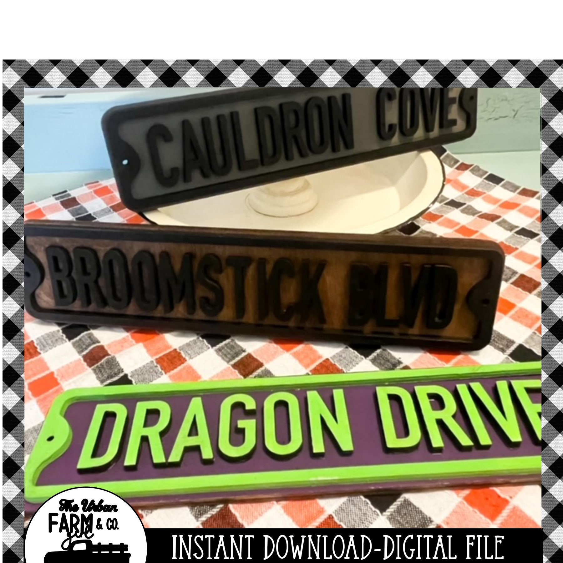 Wizard Street Signs Laser Cut File Halloween - Etsy