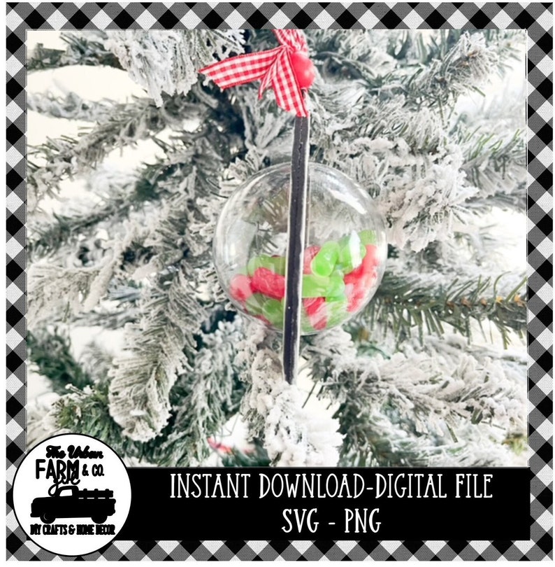 Bobble Ornament Frame SVG - Etsy