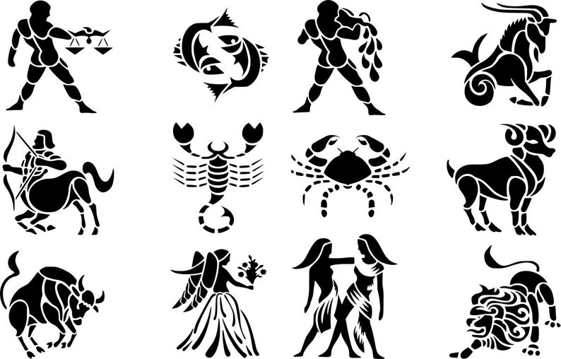 Airbrush Stencil Paint Stencil DIN A4 "zodiac Sign" Laser Cut - Etsy