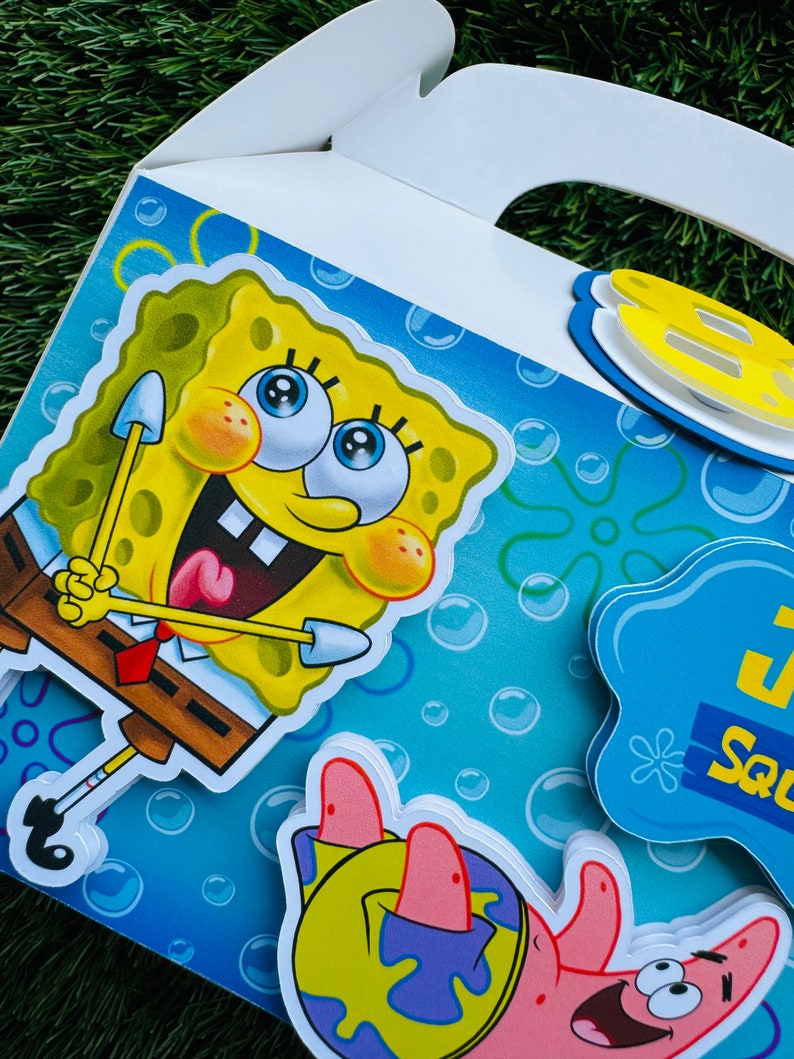 Sponge Treat Boxes, Sponge Favor Boxes, Sponge Party Favors, Sponge ...