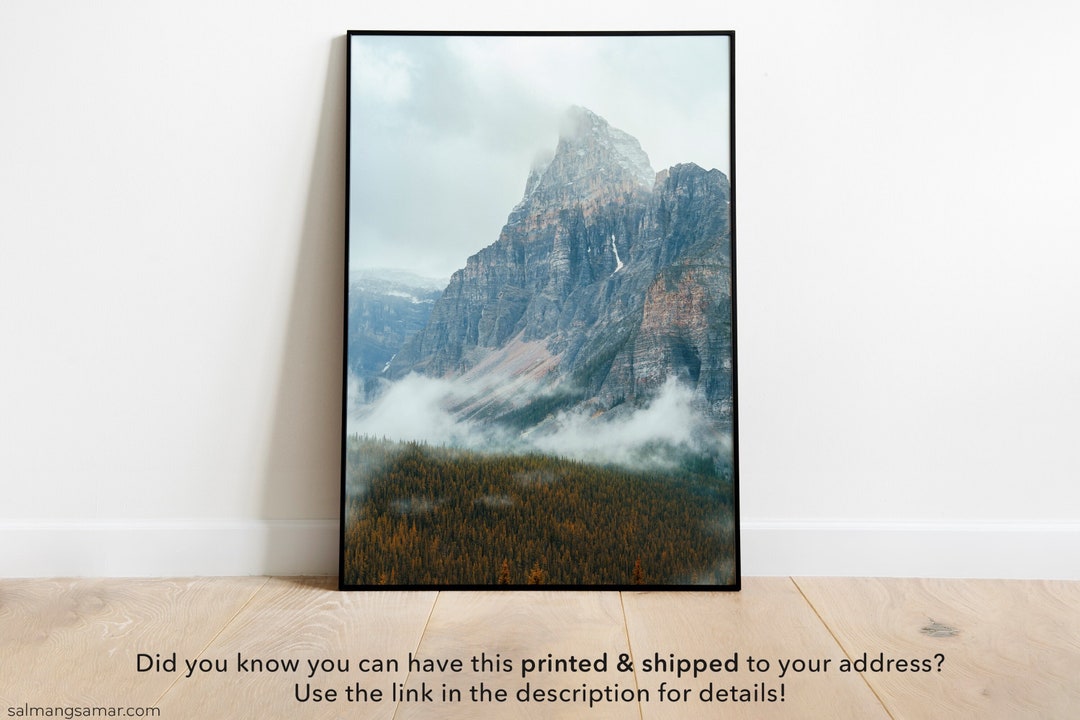 Canadian Rockies Mountain Landscape Photo: Banff National Park (digital ...