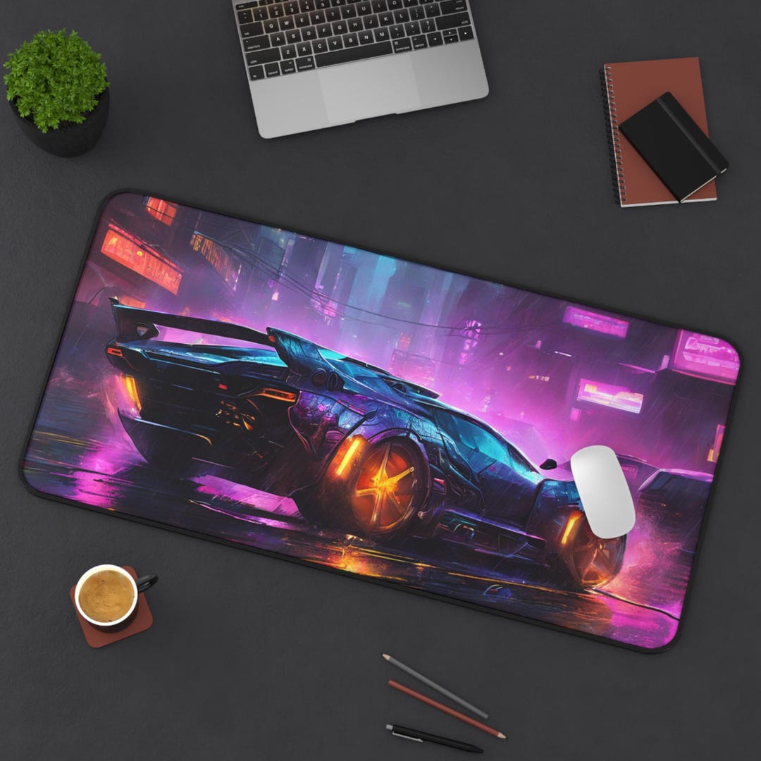 Cyberpunk Tokyo Drift Desk Mat TCG Playmat - Gamer Desk Pad - PC Gamer ...
