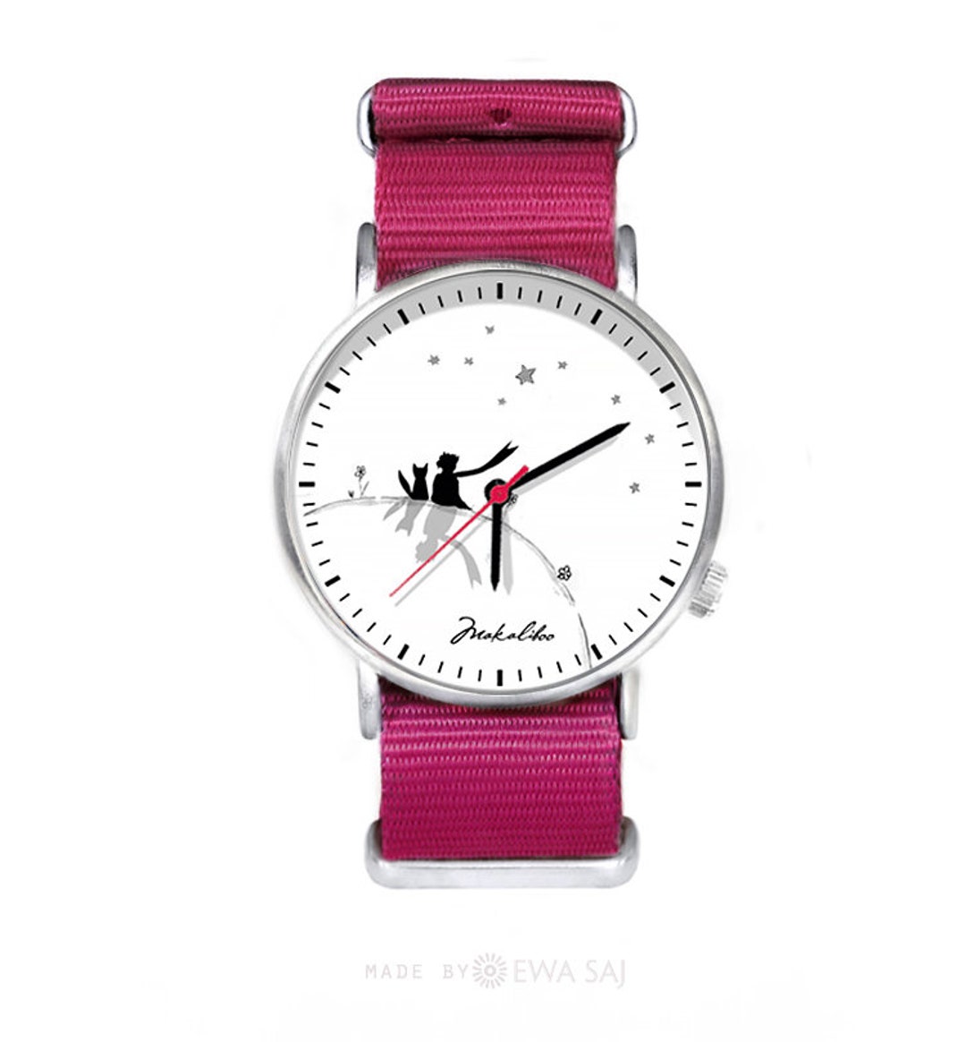 Watch - the Little Prince (planet) - Black - Etsy