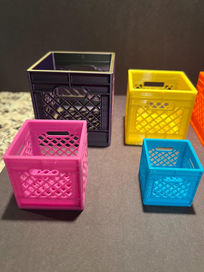 Mini Milk Crate - Etsy