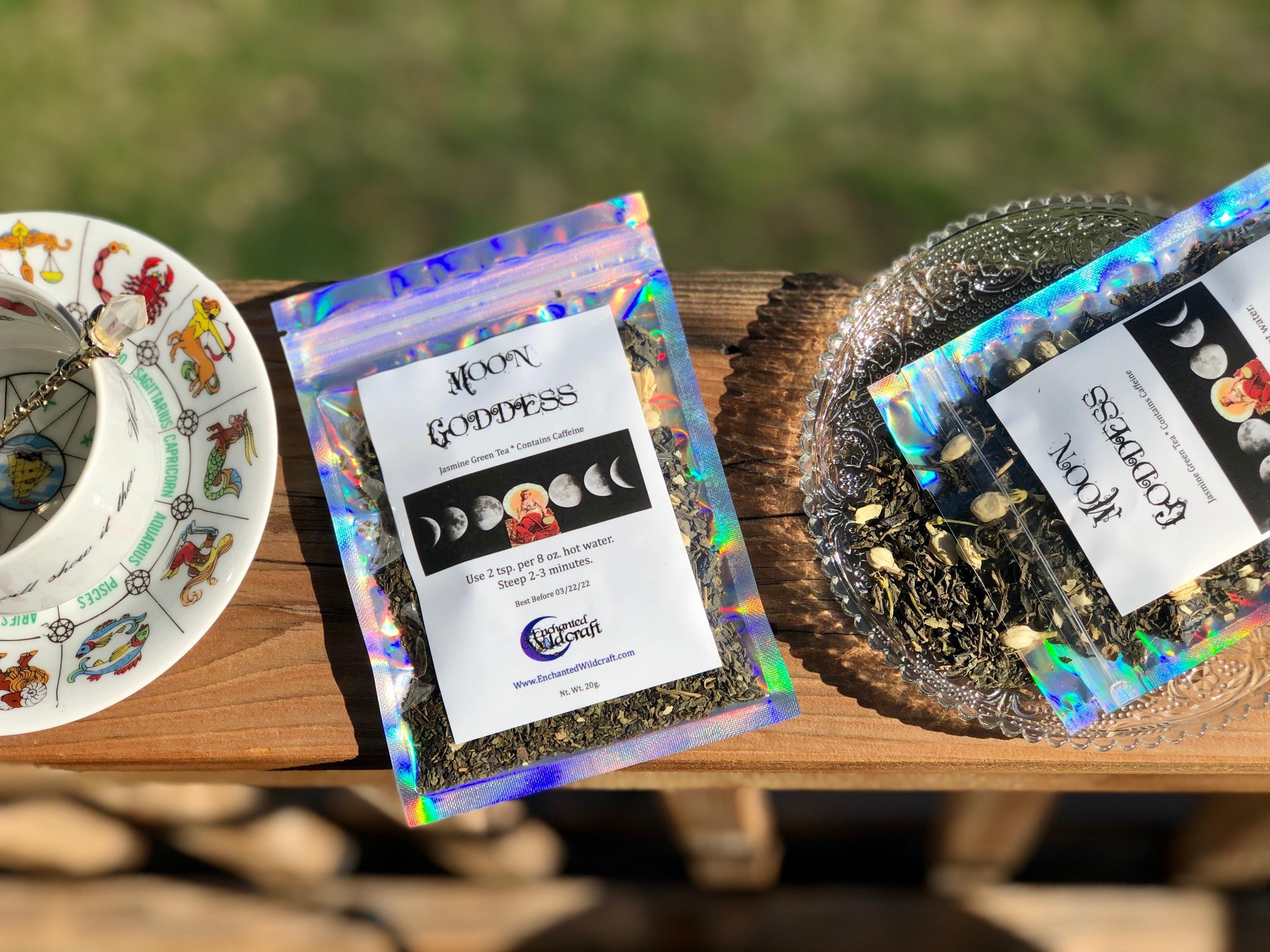 Moon Goddess Jasmine Green Tea Loose Leaf — Forest & Folklore