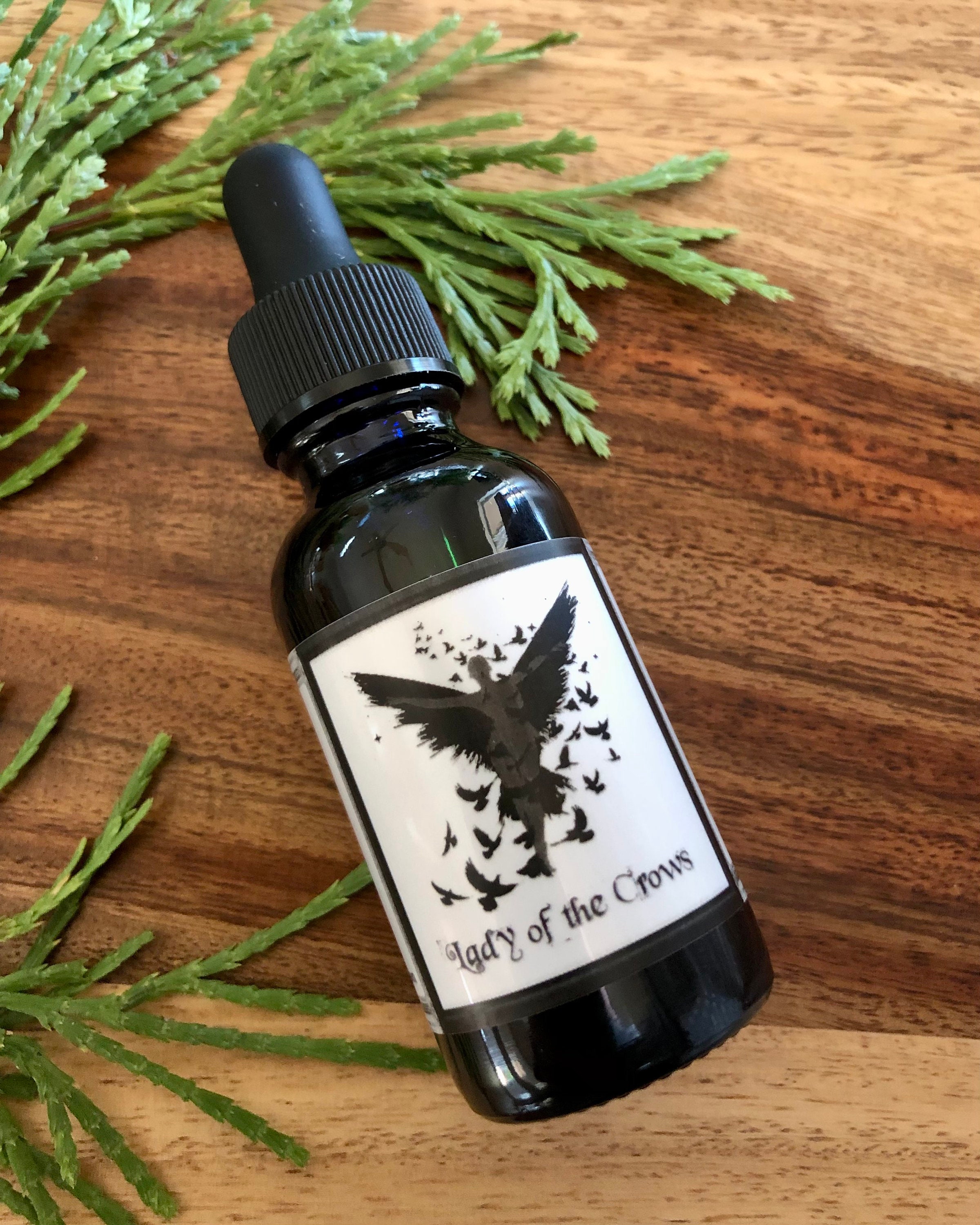 Lady of the Crows, The Morrigan Essential Oil Blend Perfume — Forest ...