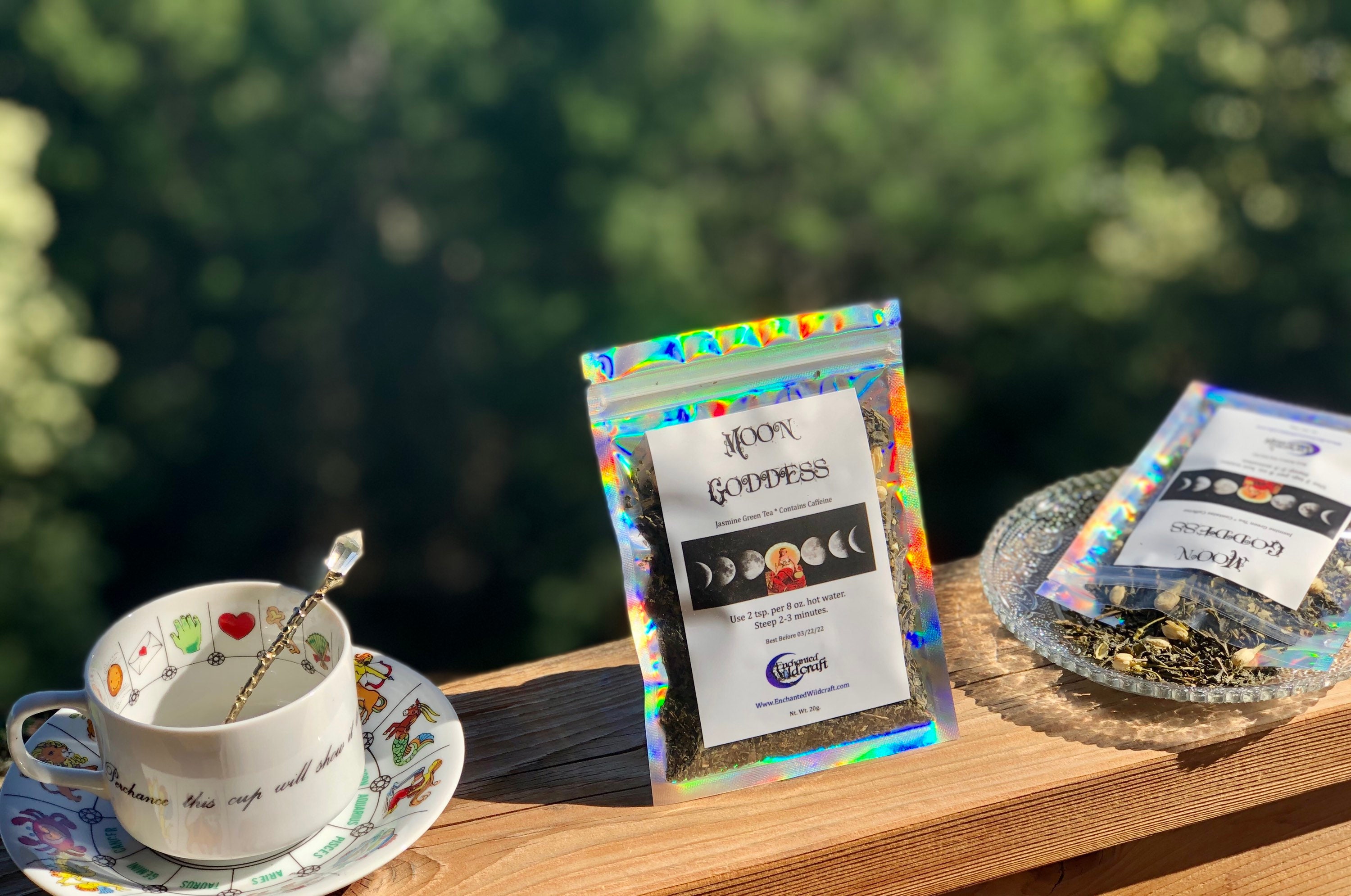 Moon Goddess Jasmine Green Tea Loose Leaf — Forest & Folklore