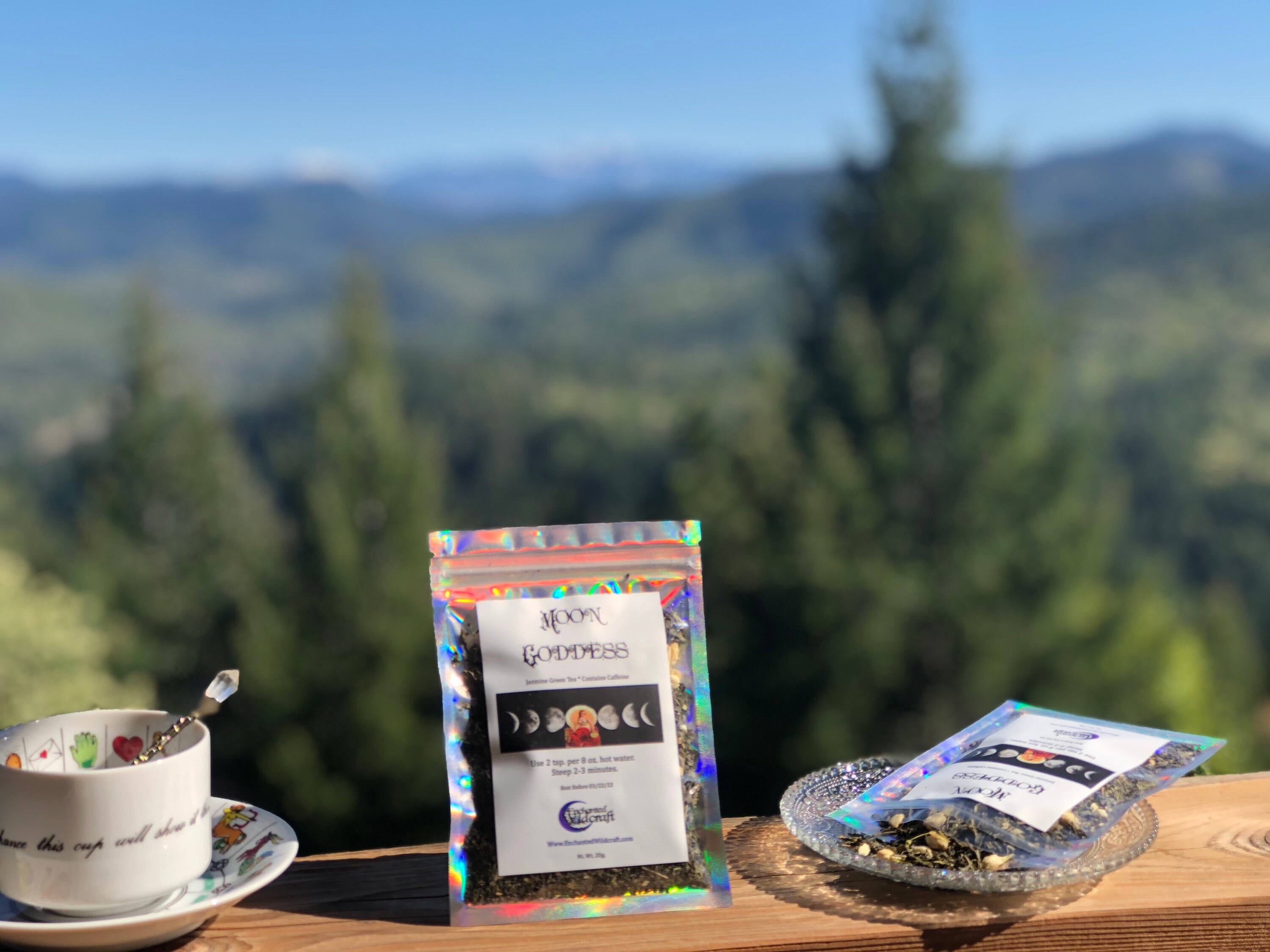 Moon Goddess Jasmine Green Tea Loose Leaf — Forest & Folklore