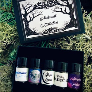 Nocturnal Collection Essential Oil Sample Pack, Gothic Perfume, Witch ...