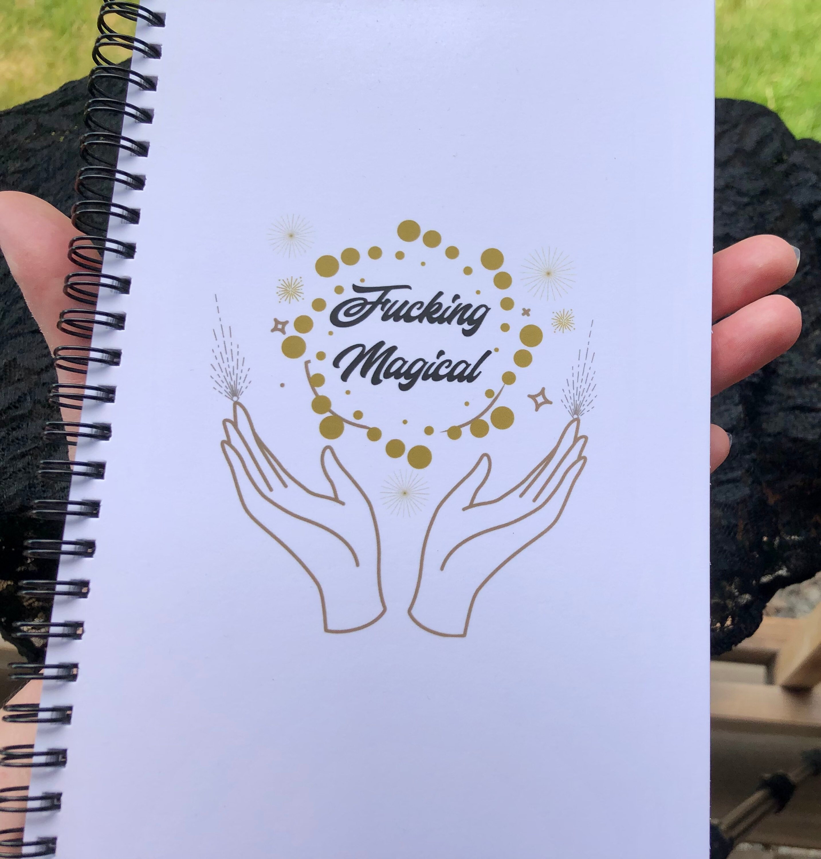 Fing Magical Spiral Notebook Witches Book of Spells and - Etsy