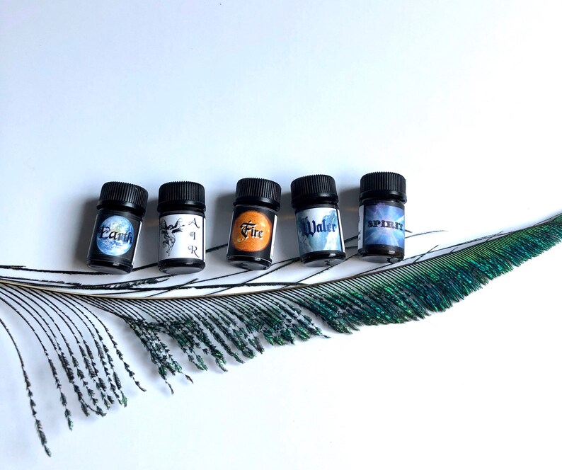 Essential Oil Sample Set. Elemental Pagan Ritual Oil 2 Ml - Etsy