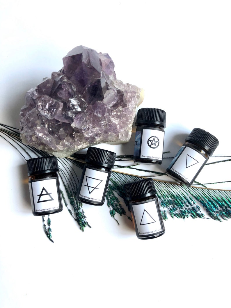 Essential Oil Sample Set. Elemental Pagan Ritual Oil 2 Ml - Etsy