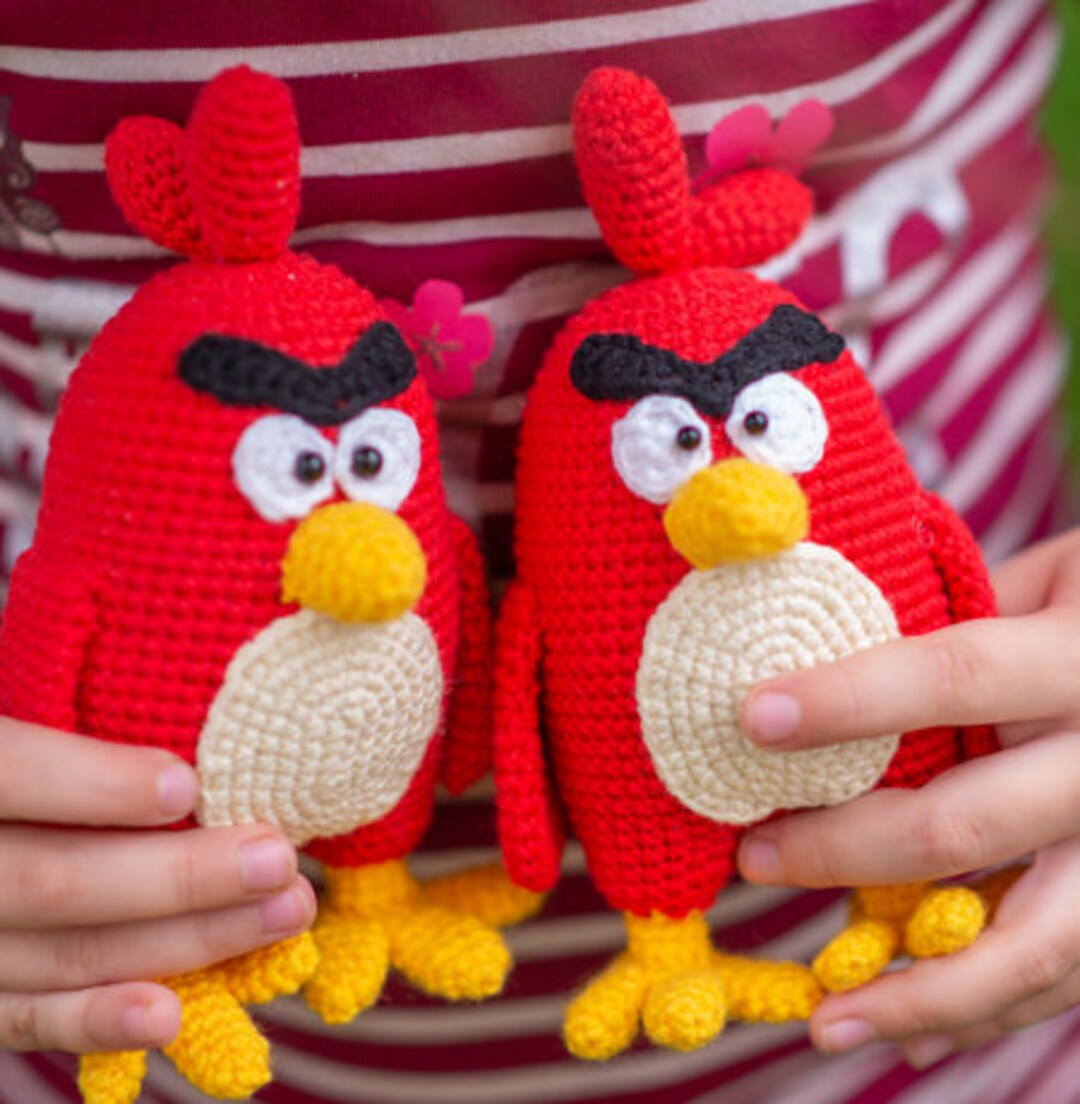 Angry Bird Amigurumi Crochet Pattern Crochet Bird Animal - Etsy Australia