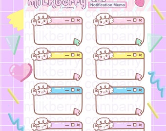 Kawaii Computer Stickers - Etsy